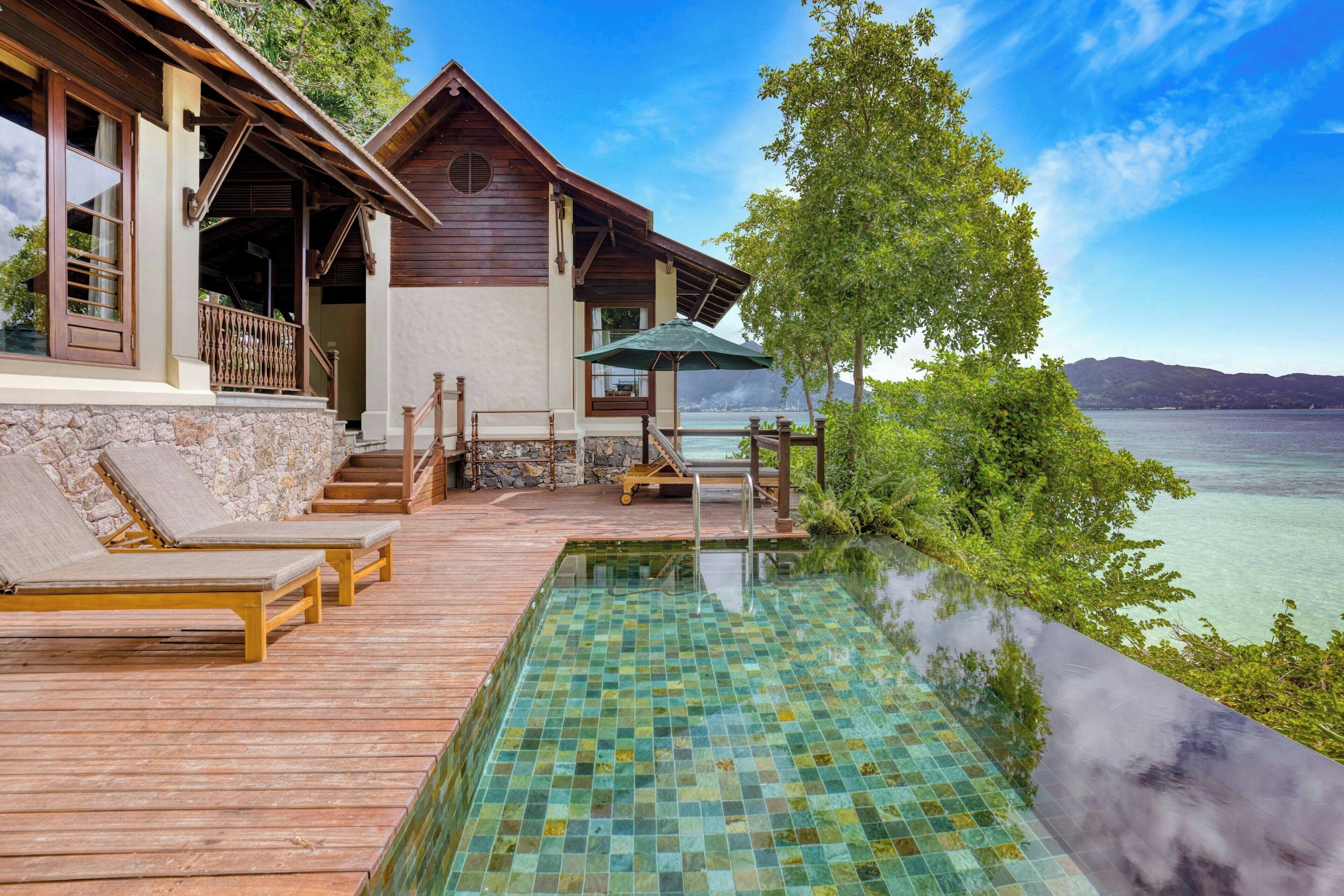 Vila, 2 quartos, vista para o oceano | Piscina | Piscina externa, guarda-sóis, espreguiçadeiras