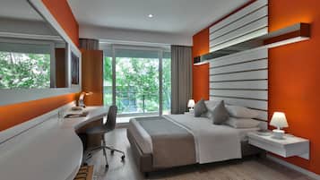 Quarto | 1 quarto, roupa de alta qualidade, minibar, cofre no quarto