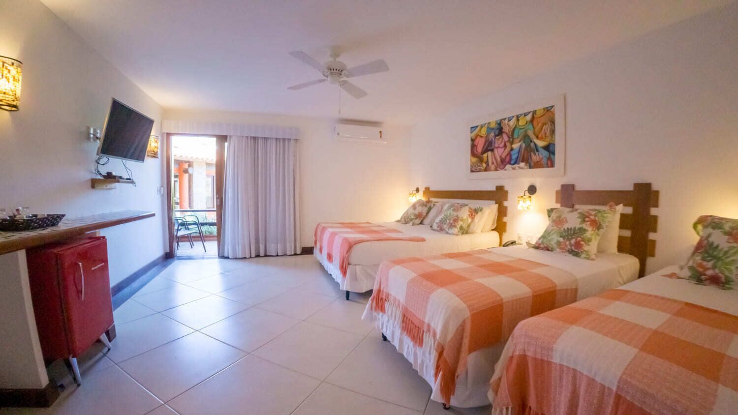 Quarto família | 1 quarto, frigobar, cofres nos quartos, Wi-Fi de cortesia