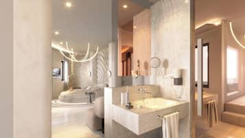 Suíte superluxo, 1 cama King, terraço | Banheiro