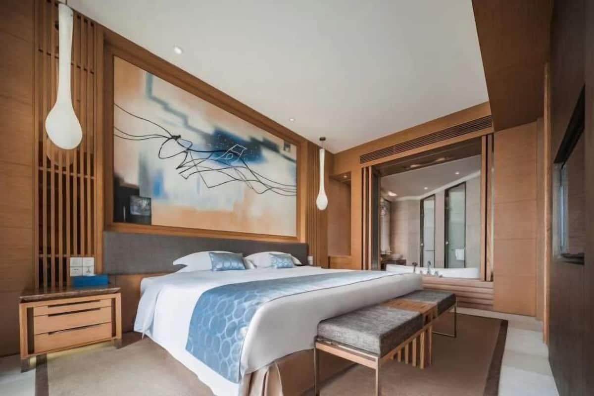 Minibar, cofre no quarto, despertadores, acesso para cadeira de rodas