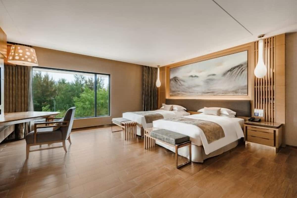 Minibar, cofre no quarto, despertadores, acesso para cadeira de rodas