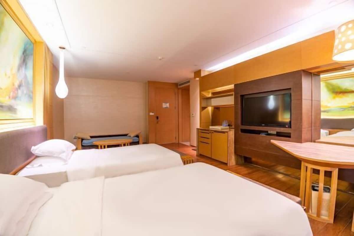 Minibar, cofre no quarto, despertadores, acesso para cadeira de rodas