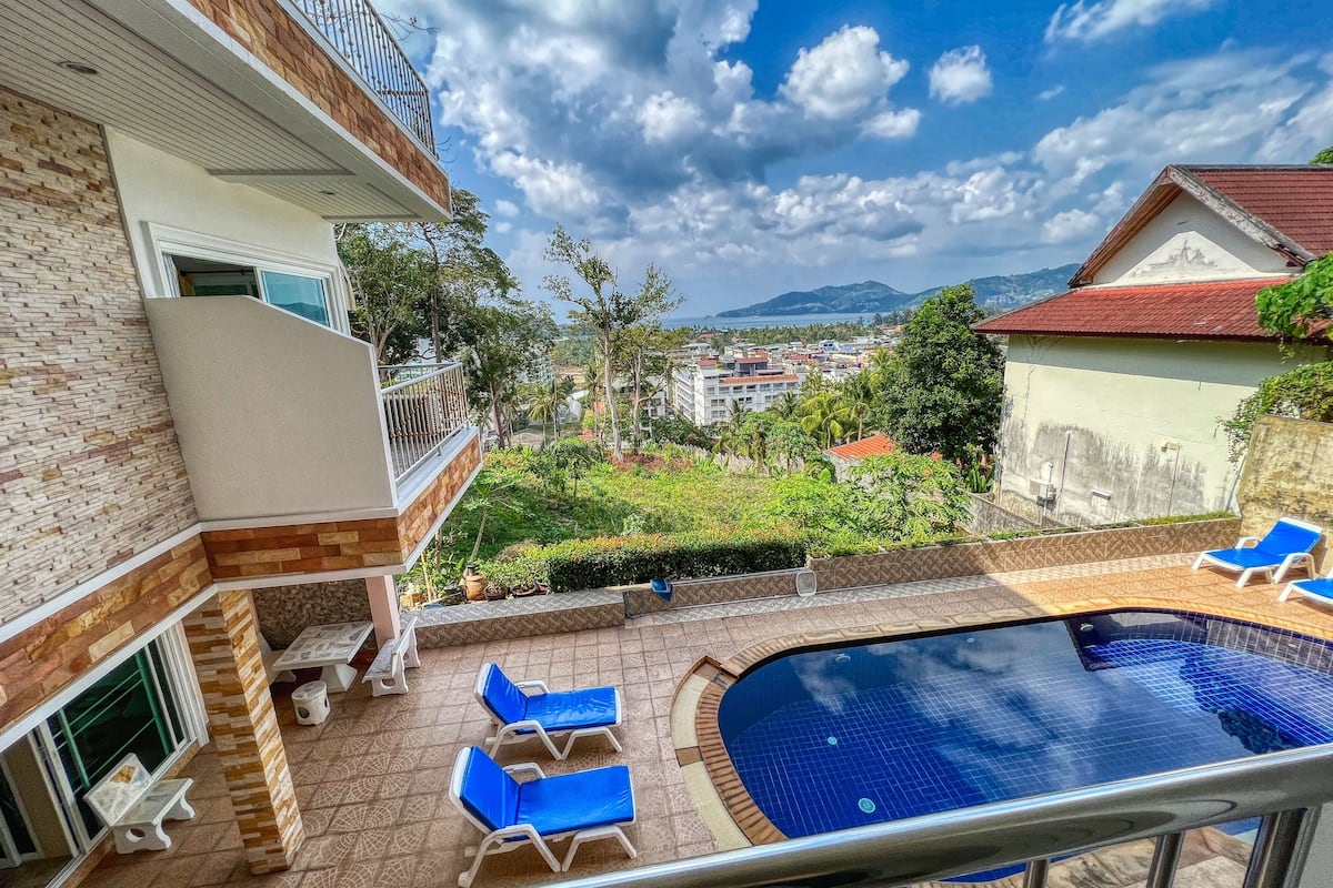 Quarto Duplo, varanda, vista para o oceano | Vista da varanda