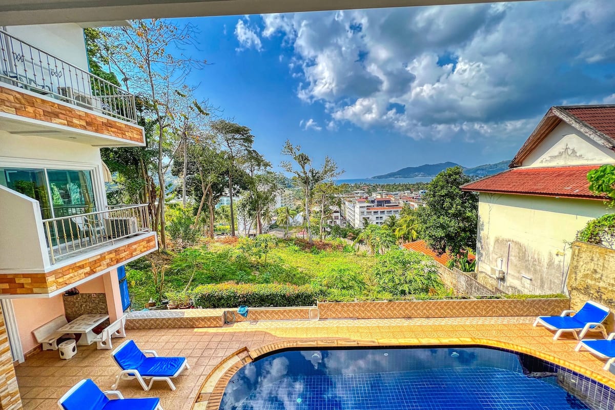 Quarto Duplo Deluxe, vista para o oceano | Vista da varanda