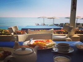 Espaço exterior para banquetes