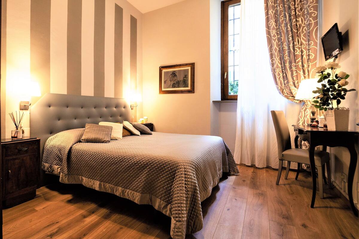Quarto Duplo, vista para o jardim, no rés do chão | Vista do quarto