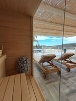 Quarto Queen com spa e vista | Terraço/pátio