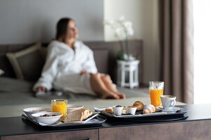 Quarto casal ou duplo | Opções para refeição no quarto