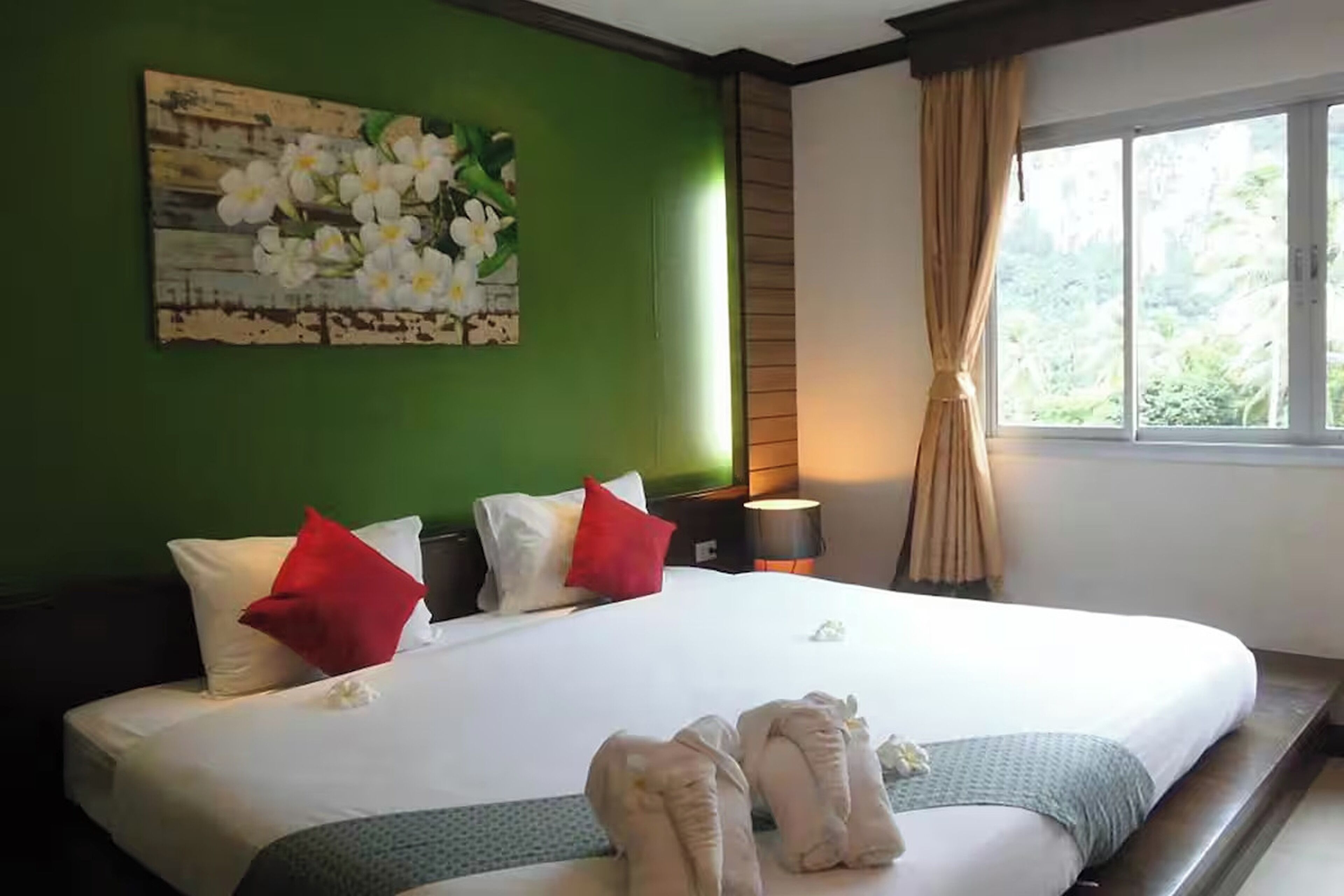 Quarto Duplo Superior, vista para a montanha | Secretária, Wi-fi grátis, roupa de cama fornecida 