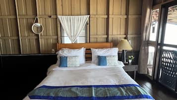 Beachfront Cottage Aircon | Wi-fi grátis, roupa de cama fornecida