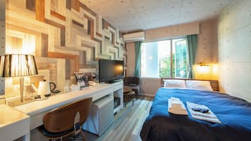 Quarto Duplo | Secretária, ferro/tábua de engomar, Wi-fi grátis