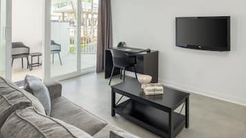 King Suite | 1 quarto, camas com colchões pillow-top, cofres nos quartos
