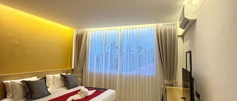 Quarto superior | 2 quartos, roupas de cama premium, camas com colchões pillow-top