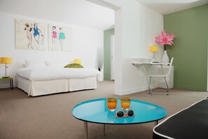 Suíte | Roupas de cama premium, individualmente decorados, cortinas blackout