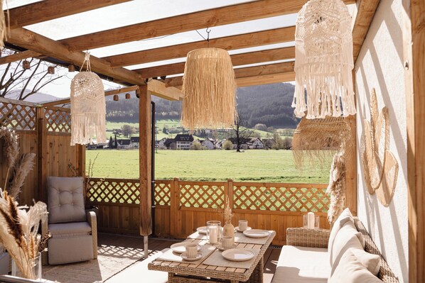 Apartamento, 2 quartos (200 € cash deposit required) | Terraço/pátio interior