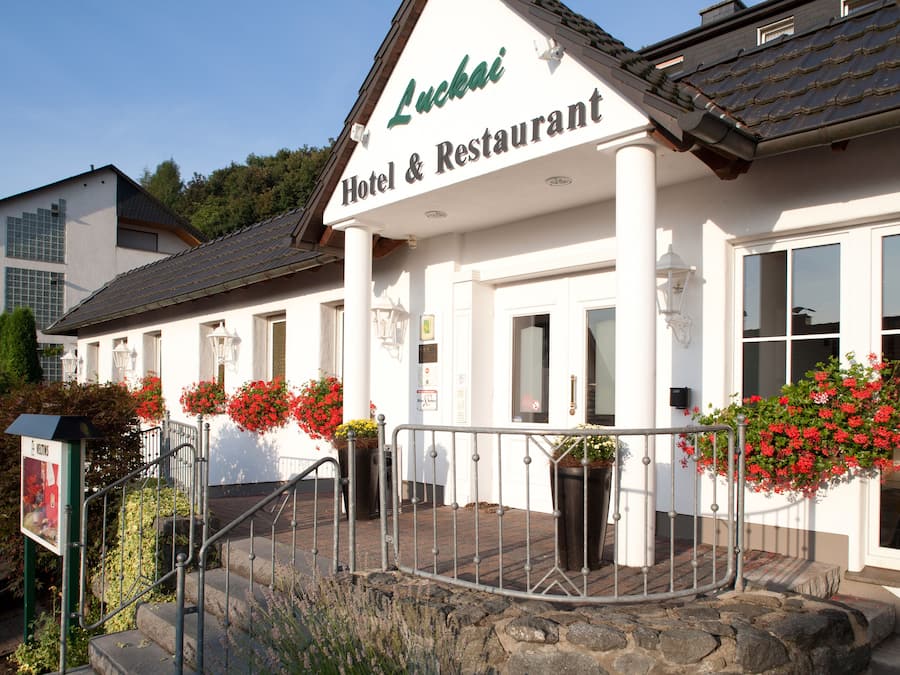 Entrada do alojamento