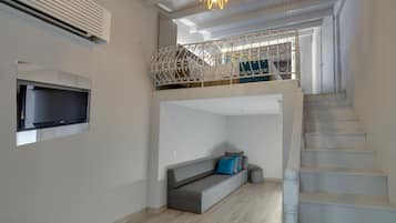 Dúplex Superior | Roupa de alta qualidade, minibar, quartos insonorizados, Wi-fi grátis