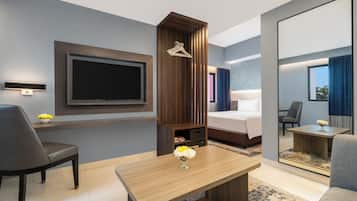 Deluxe Premier | Cofre no quarto, secretária, Wi-fi grátis, roupa de cama fornecida