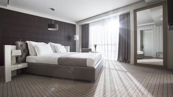 Quarto luxo (Double Use) | 1 quarto, frigobar, cofres nos quartos, escrivaninha