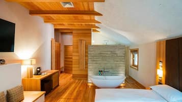 1 quarto, roupas de cama premium, frigobar, cofres nos quartos