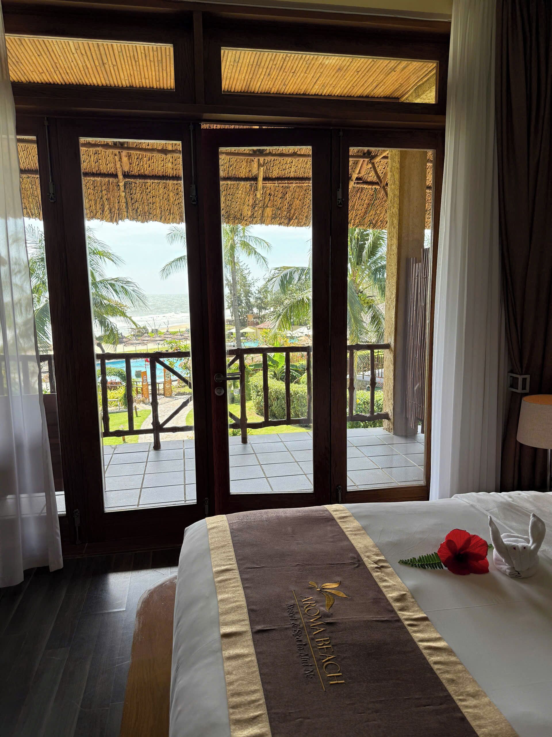 Bangalô, vista para o mar (Double) | Área de estar | TV LCD