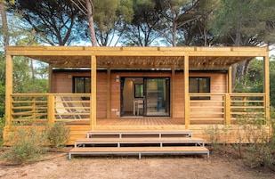 Bangalô conforto, 2 quartos, 2 banheiros (external) | Terraço/pátio