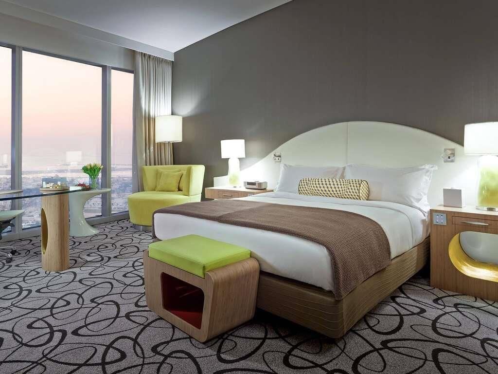 Quarto de Luxo, 1 cama king-size | Roupa de alta qualidade, edredões de penas, minibar 
