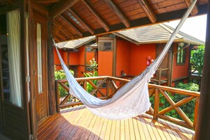 Bangalô luxo, 1 quarto | Sacada