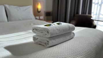 Quarto Duplo | Minibar, cofre no quarto, ferro/tábua de engomar, Wi-fi grátis