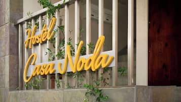 Entrada do alojamento