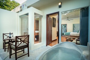 Quarto Duplo Deluxe | Terraço/pátio interior