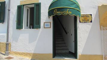 Entrada do alojamento