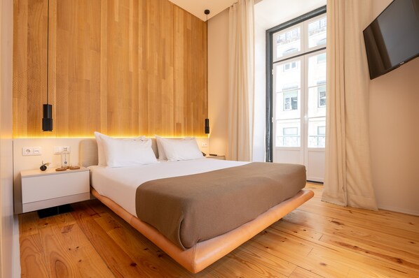 Quarto Duplo Premier | Cofre no quarto, Wi-fi grátis, roupa de cama fornecida 