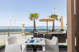 Apartamento, 1 quarto, vista para o mar | Terraço/pátio interior