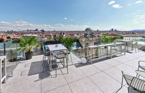 Terraço no piso superior