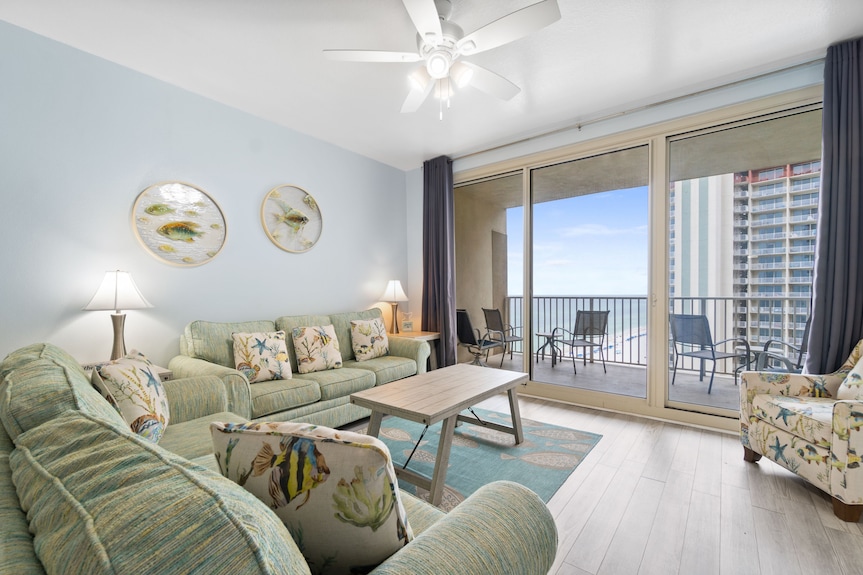 1328 Pool & Beach Views, W/2 Parking Passes, Lagoon-style Pool Sleeps Up To 10 - Panama City Beach, FL