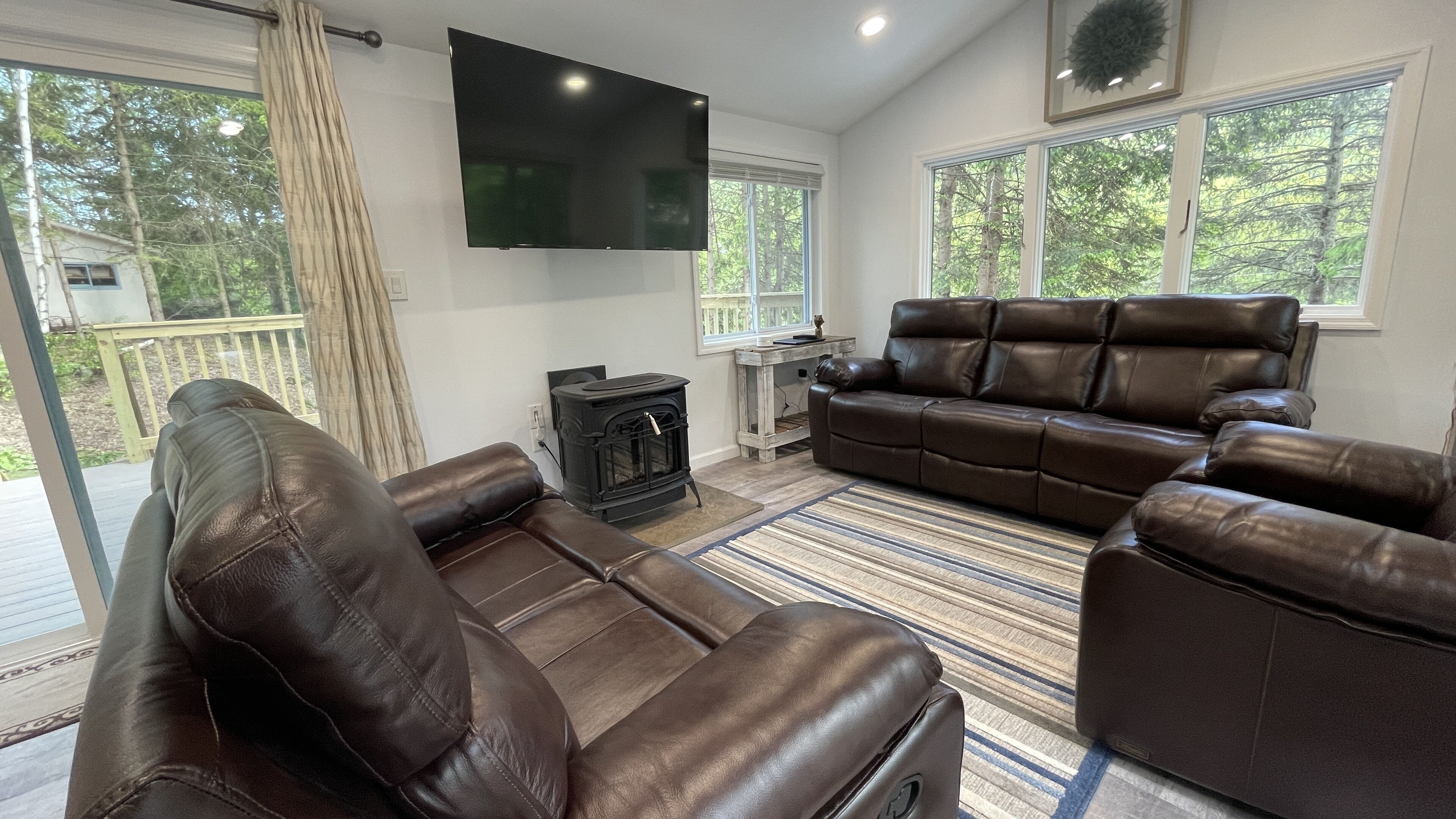 Free 50 Amp Ev Charger Modern New, Hottub, A/c, Webber Grill, 2 Decks, Firepit - Roxbury, NY