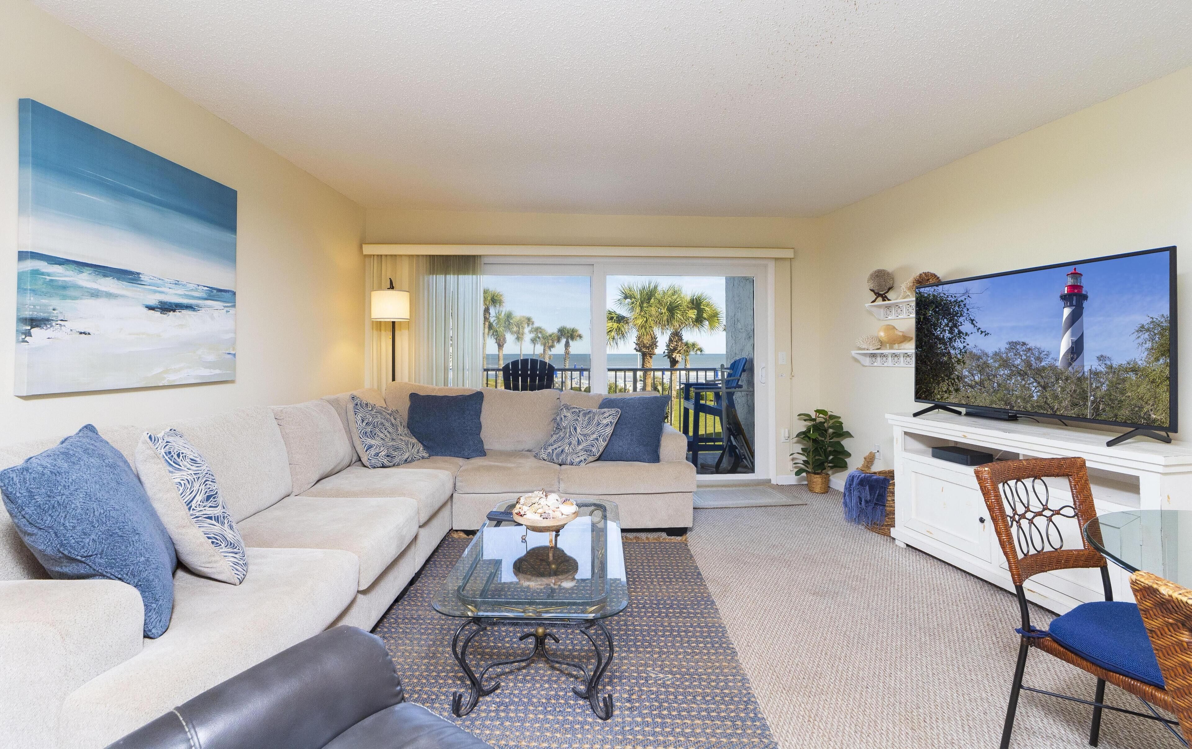 Beachfront Condo With Ocean View - Sandpiper 216 - Crescent Beach, FL