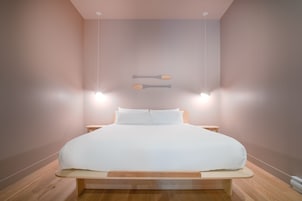 Loft, 1 cama king-size | 1 quarto, ferro/tábua de engomar, berço de viagem, Wi-fi grátis