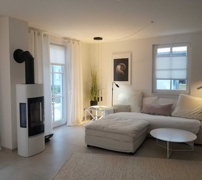 "Käptn 9a" Thatched-roof Villa With 105 Sqm, Sauna, Fireplace, Beach Chair, Double Parking Space - Zirchow