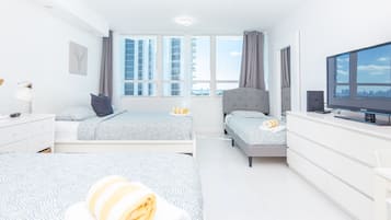 Suite-Estúdio Gallery | Cortinas/cortinados opacos, ferro/tábua de engomar