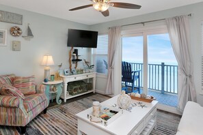 Casa geminada, várias camas (Sandcastle C) | Área de estar