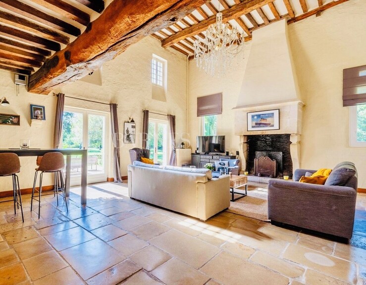 Domaine La Balanderie, 20 Couchages Max. ( Terrasse, Grand Parc, Plage à 1,5km ) - Ouistreham