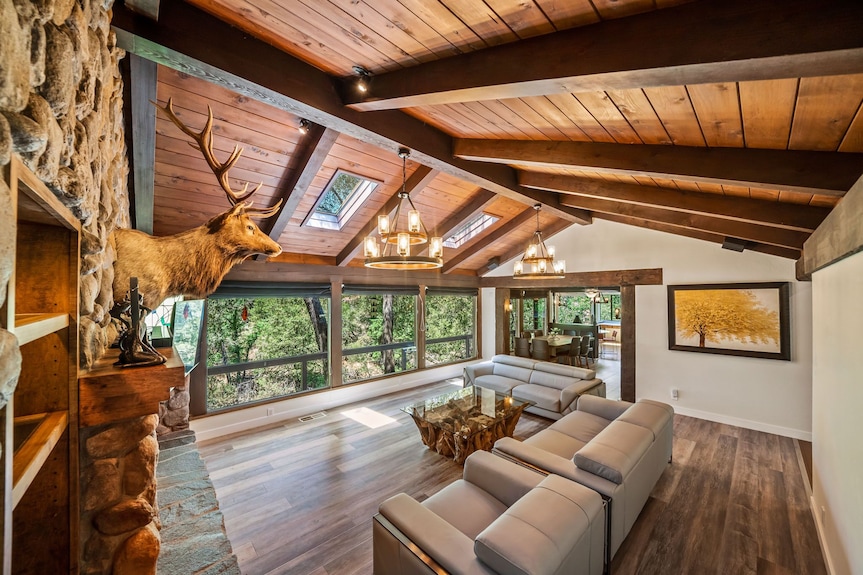 Private Resort Style Riverfront Estate W\/ Tennis Court, Pool, Spa, Waterfalls... - Yosemite National Park, CA