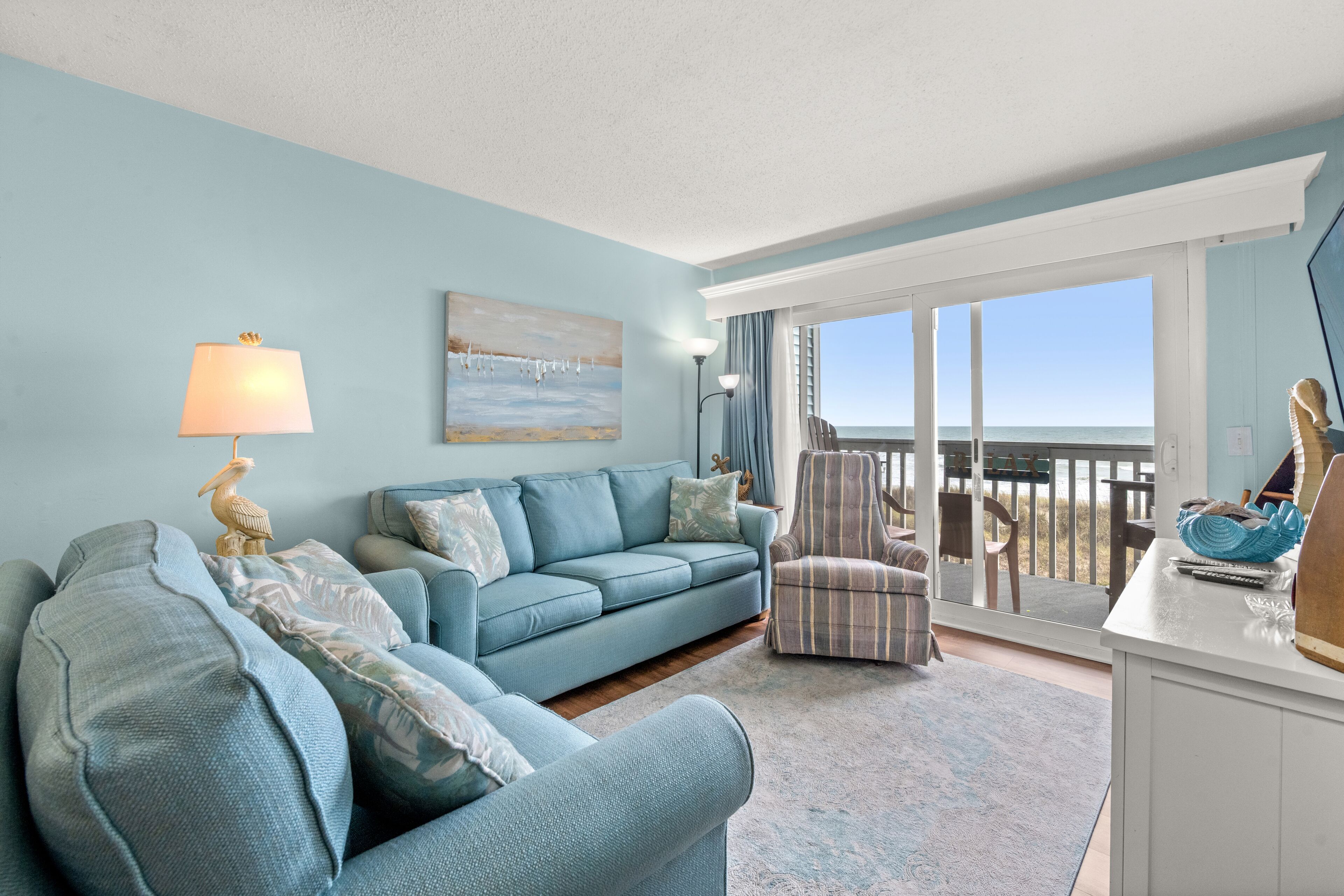 Ocean Garden Villas C2-2br/2ba Oceanfront Condo In Crescent Beach - North Myrtle Beach, SC