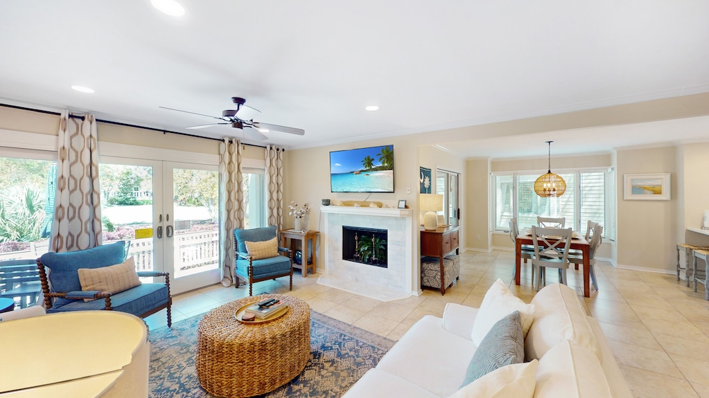 Fairway Dunes Villa 41-overlooks Links Golf Course/lagoon, Seasonal Pool - マウントプレザント, SC