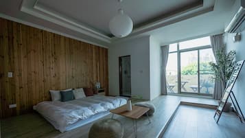 Quarto casal superior | Frigobar, escrivaninha, Wi-Fi de cortesia