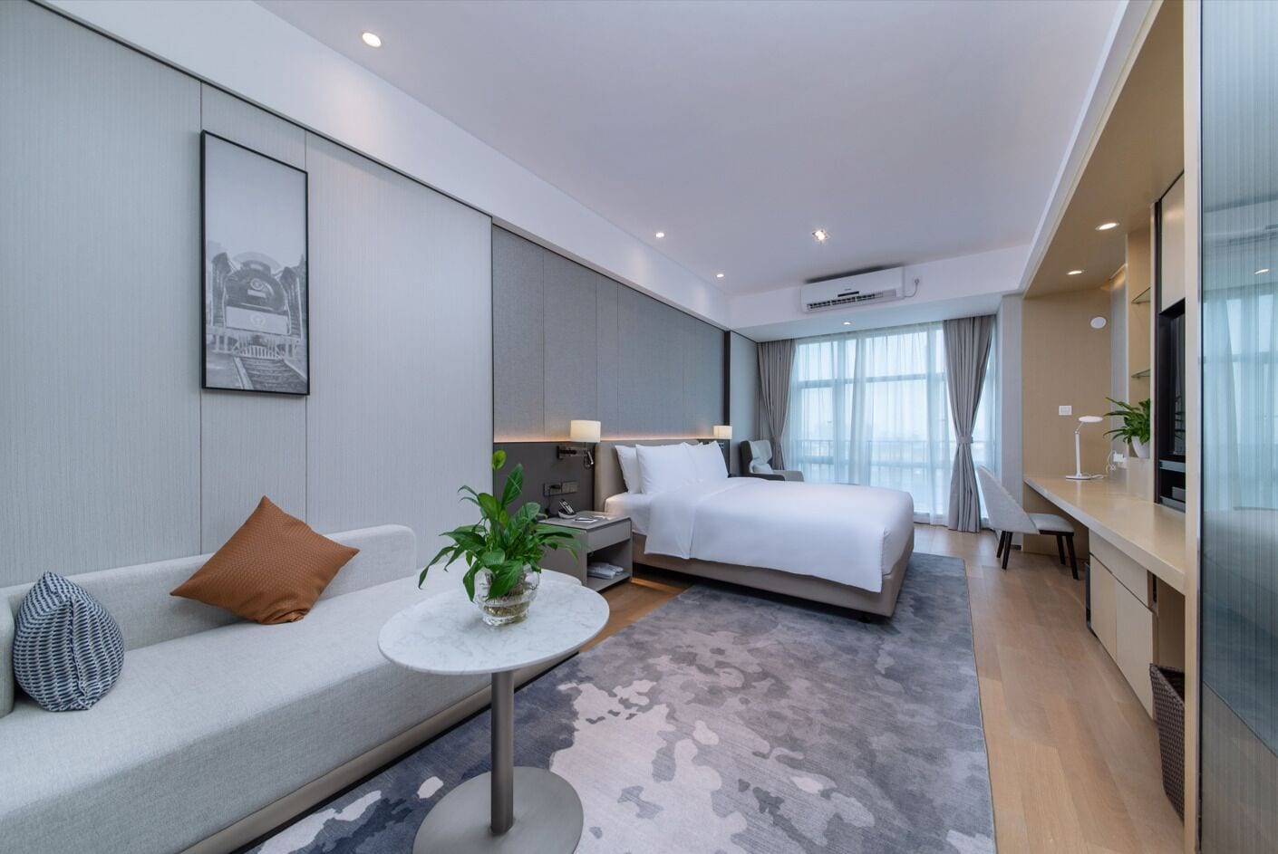 Estúdio Deluxe, 1 cama queen-size | Vista do quarto