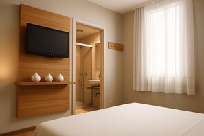 Cofre no quarto, com decoração personalizada 